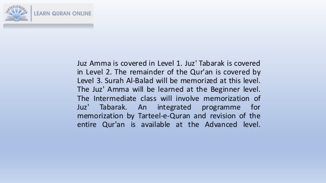 Quran Memorization Classes | PPT