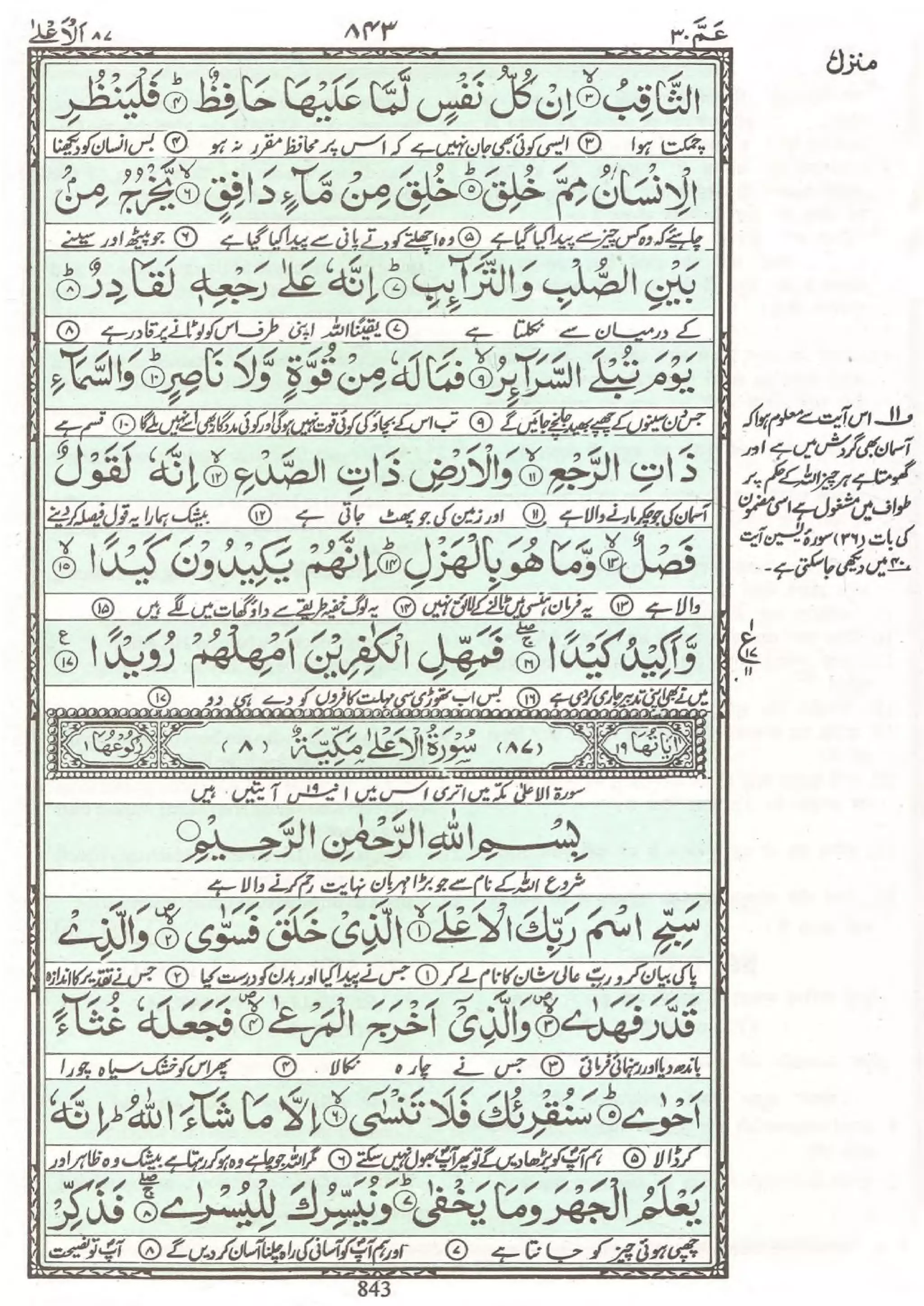 Quran Juz 30 عم Urdu, English & Hindi meaning | PDF