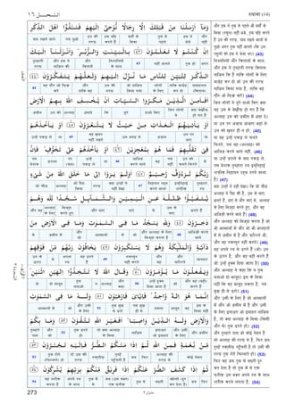 Quran Surah 16 ﴾النحل﴿ An-Nahl (अन-नह्ल) Hindi Translation (हिंदी ...