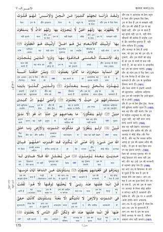 Quran Surah 7 ﴾الأعراف﴿ Al-A'raf (अल-आराफ़) Hindi Translation (हिंदी ...