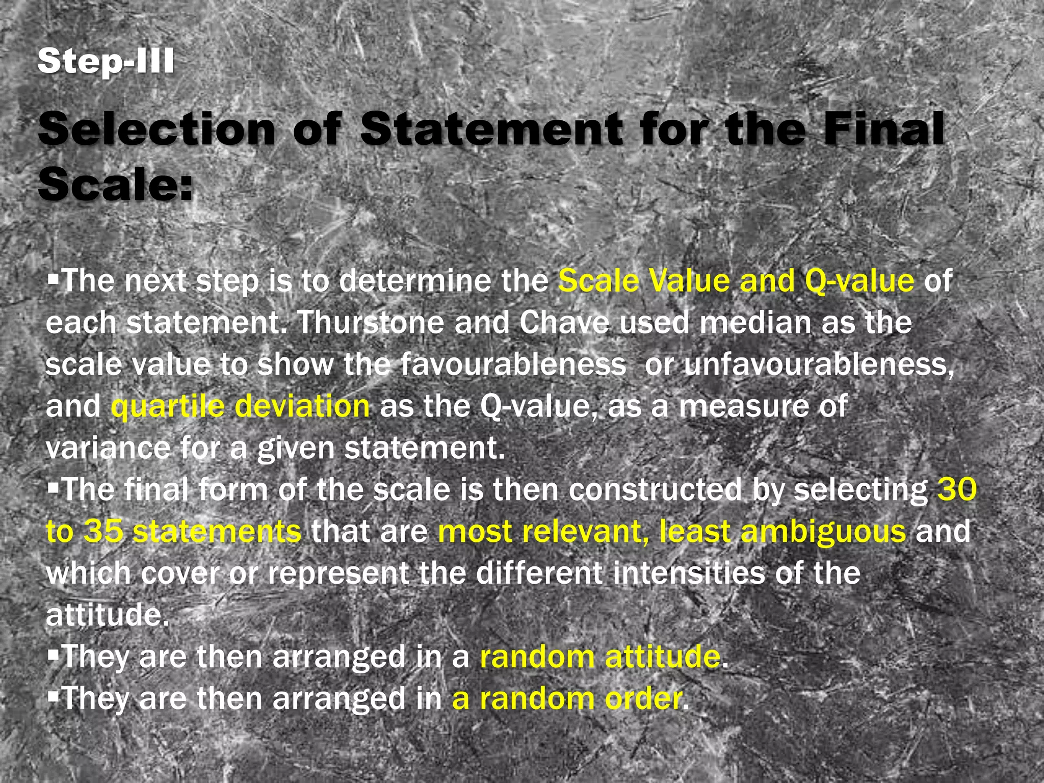 ATTITUDE MEASUREMENT SCALES-PSYCHOLOGY | PPT
