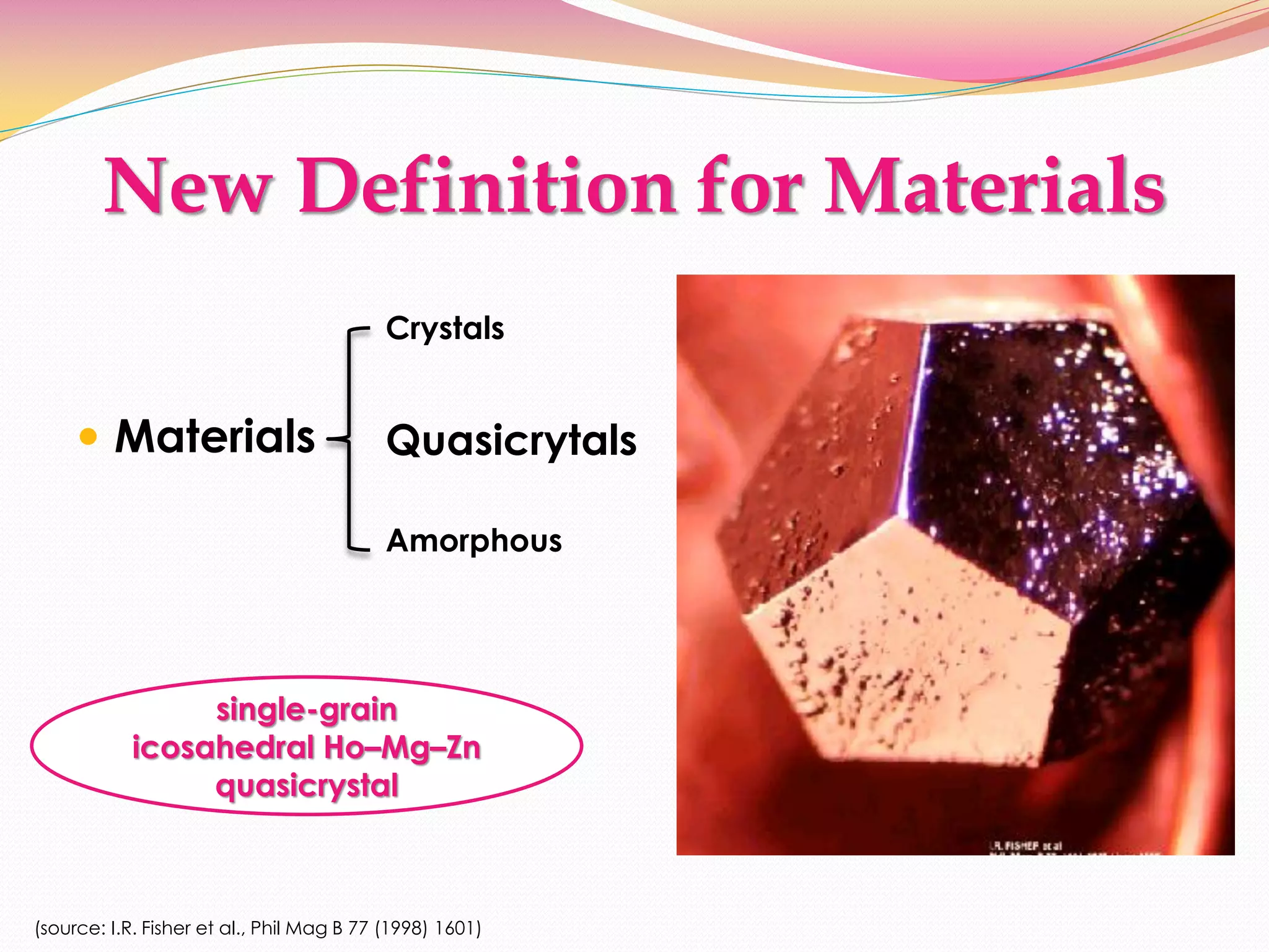 An Introduction to QUASICRYSTALS, by Mr.Govahi | PDF