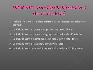 Què és inclusió | PPT
