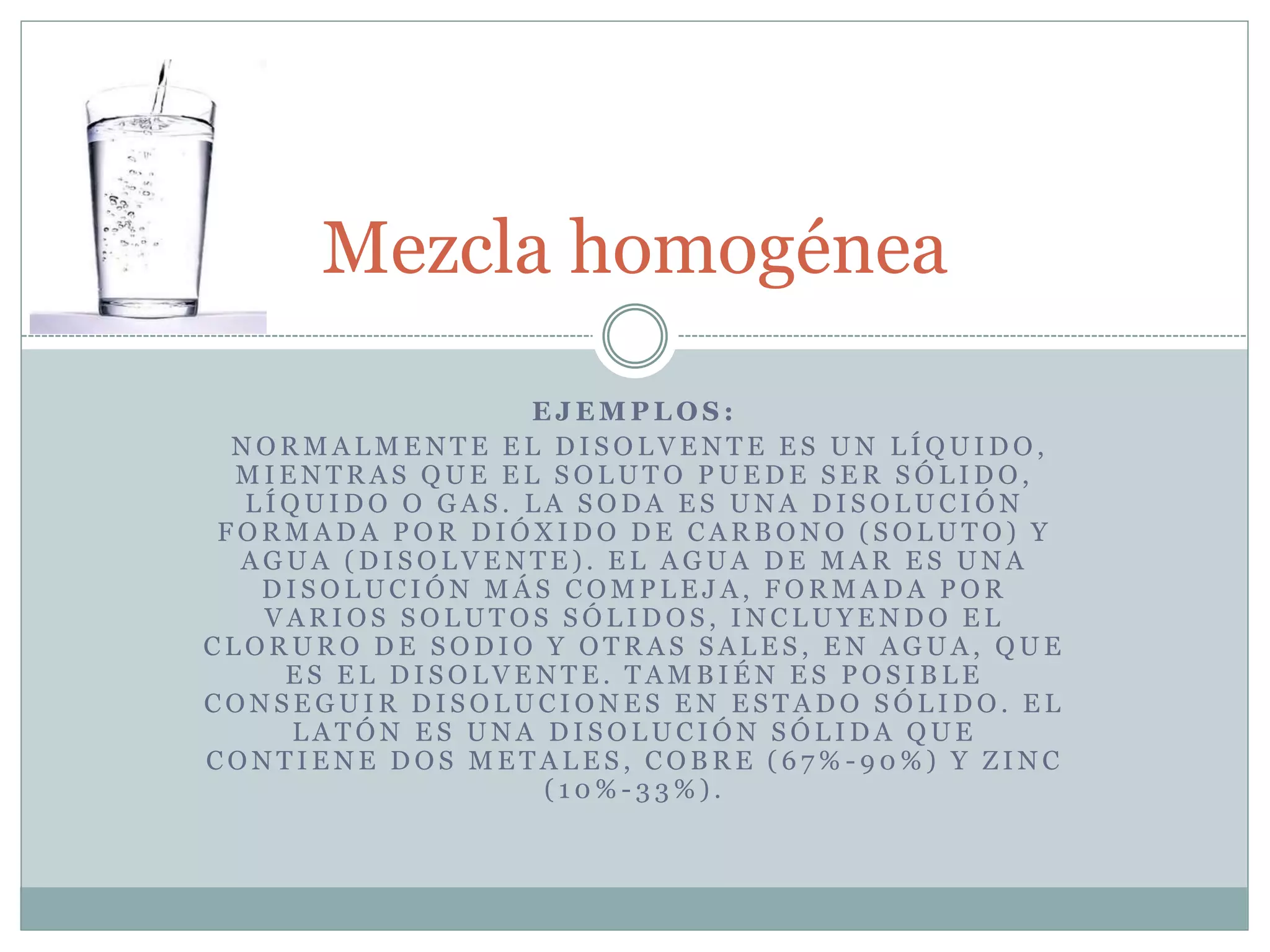 Qué son las mezclas homogéneas | PPTX