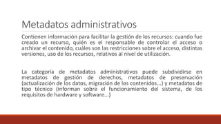 Qué son los metadatos | PPT
