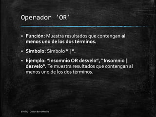 Qué son los operadores booleanos | PPTX