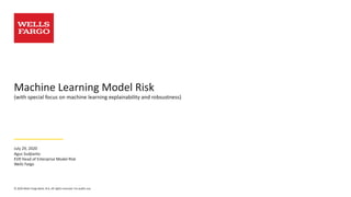 achine Learning and Model Risk | PPT