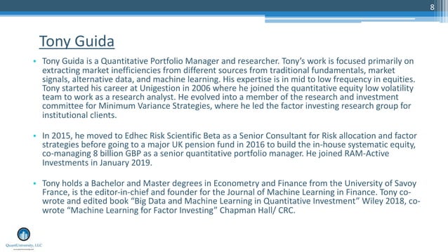 Machine learning for factor investing | PDF