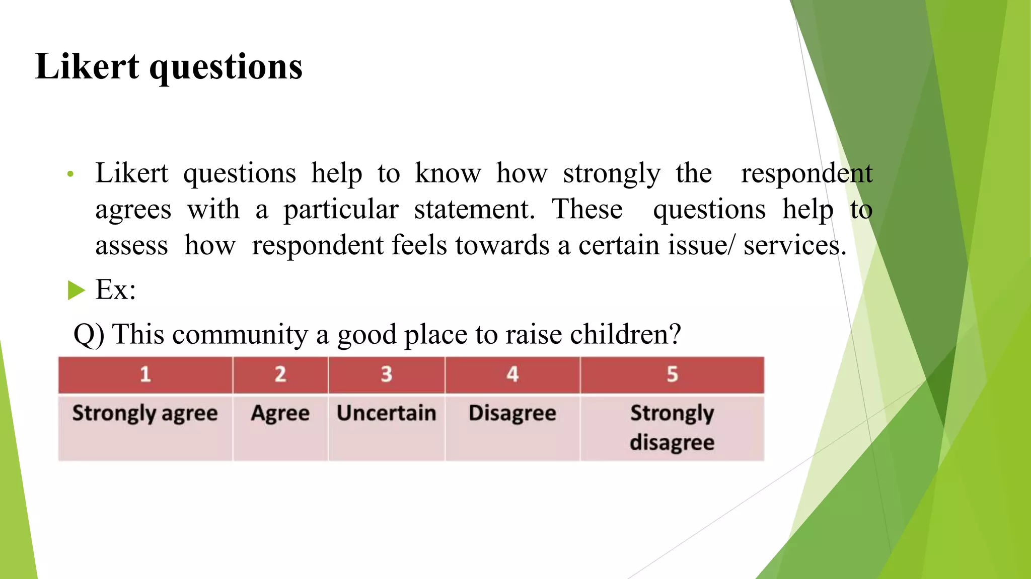 Designing Research Questionnaire & checklist | PPTX