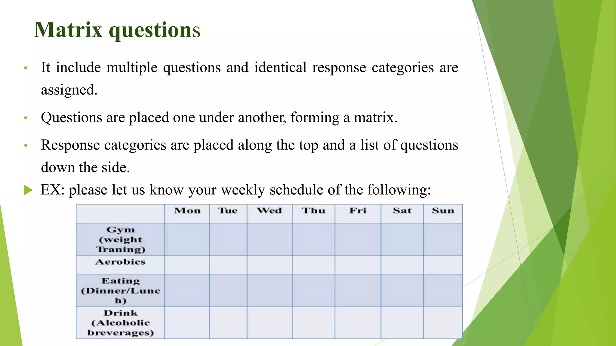 Designing Research Questionnaire & checklist | PPTX