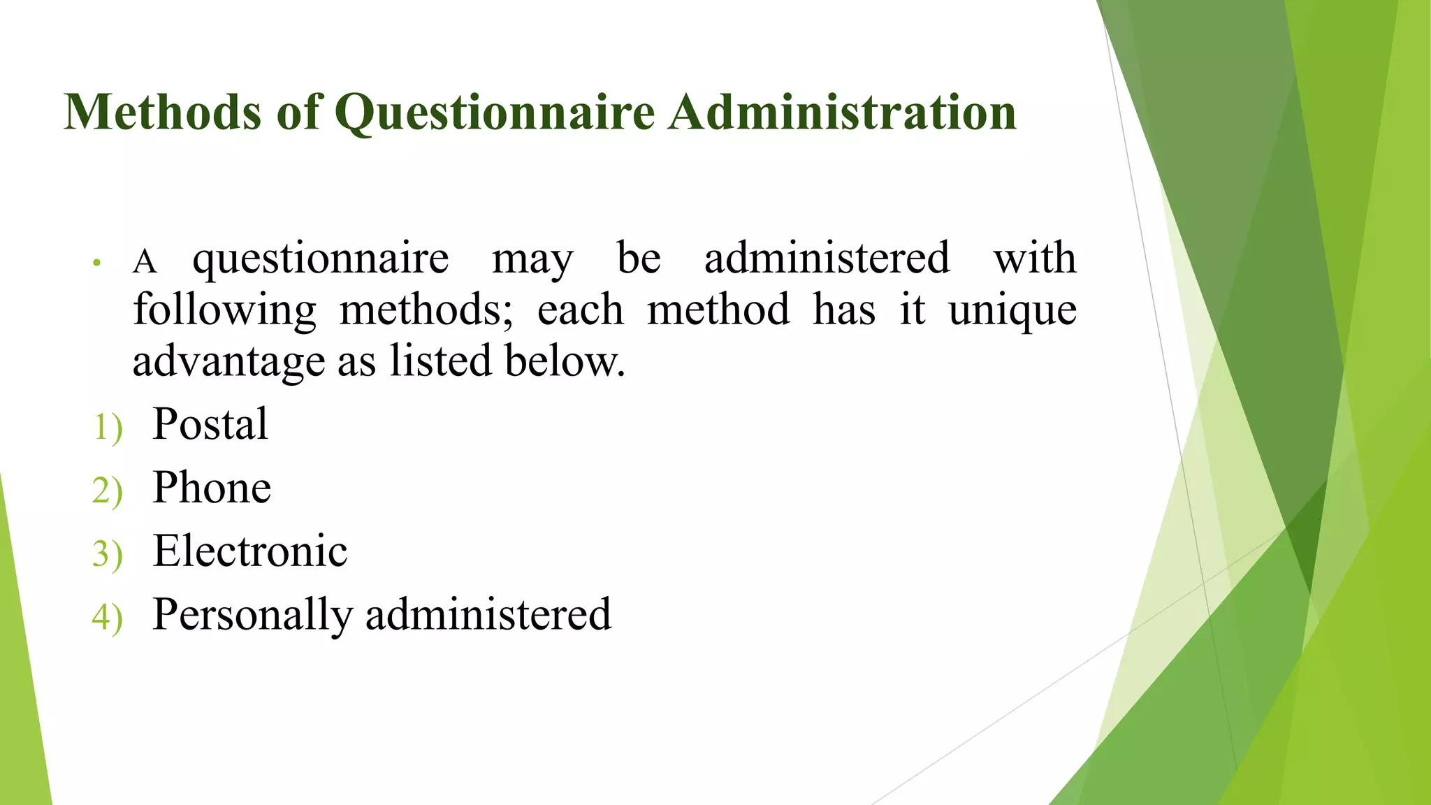 Designing Research Questionnaire & checklist | PPTX
