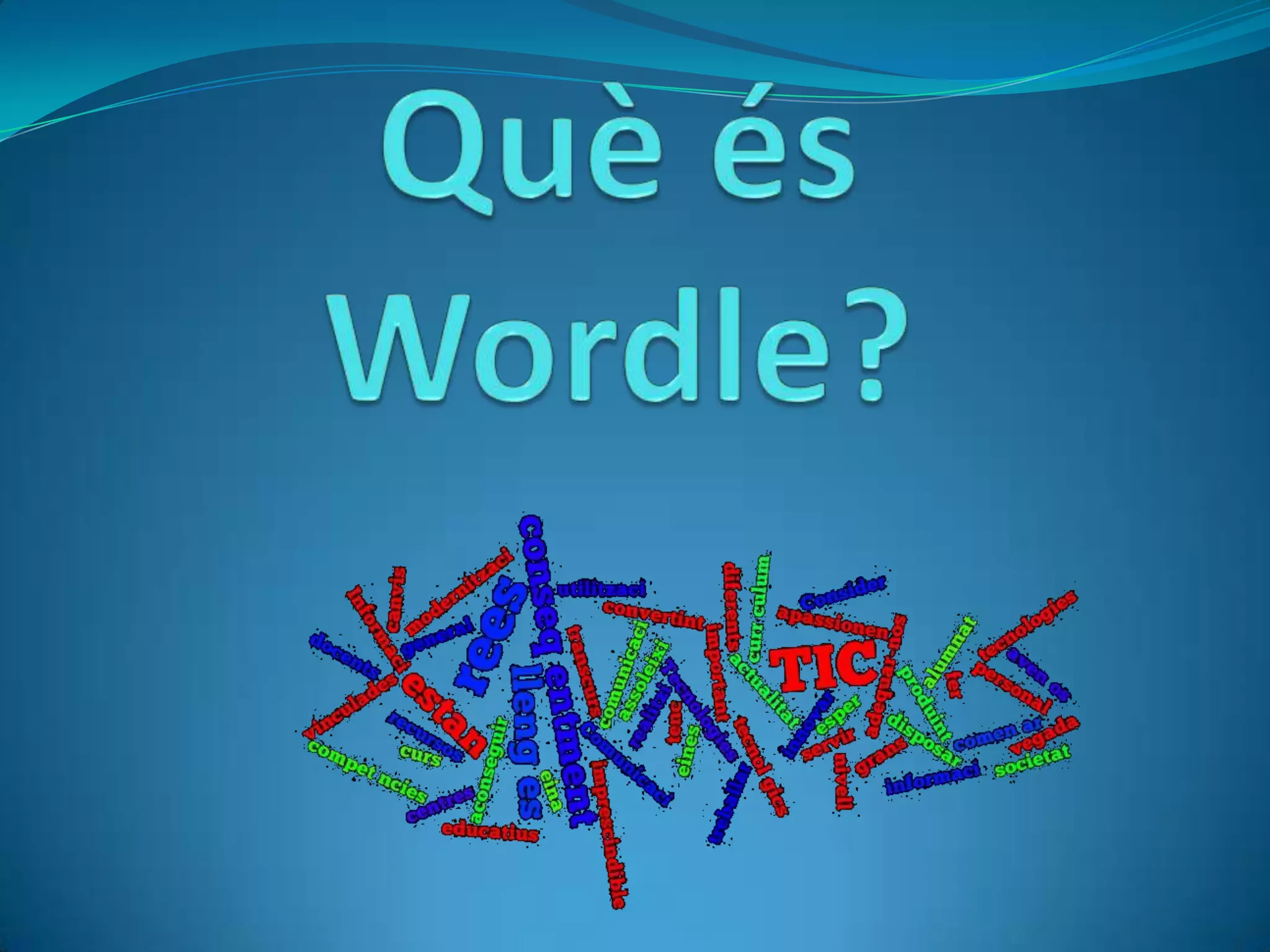 Què és wordle | PPT