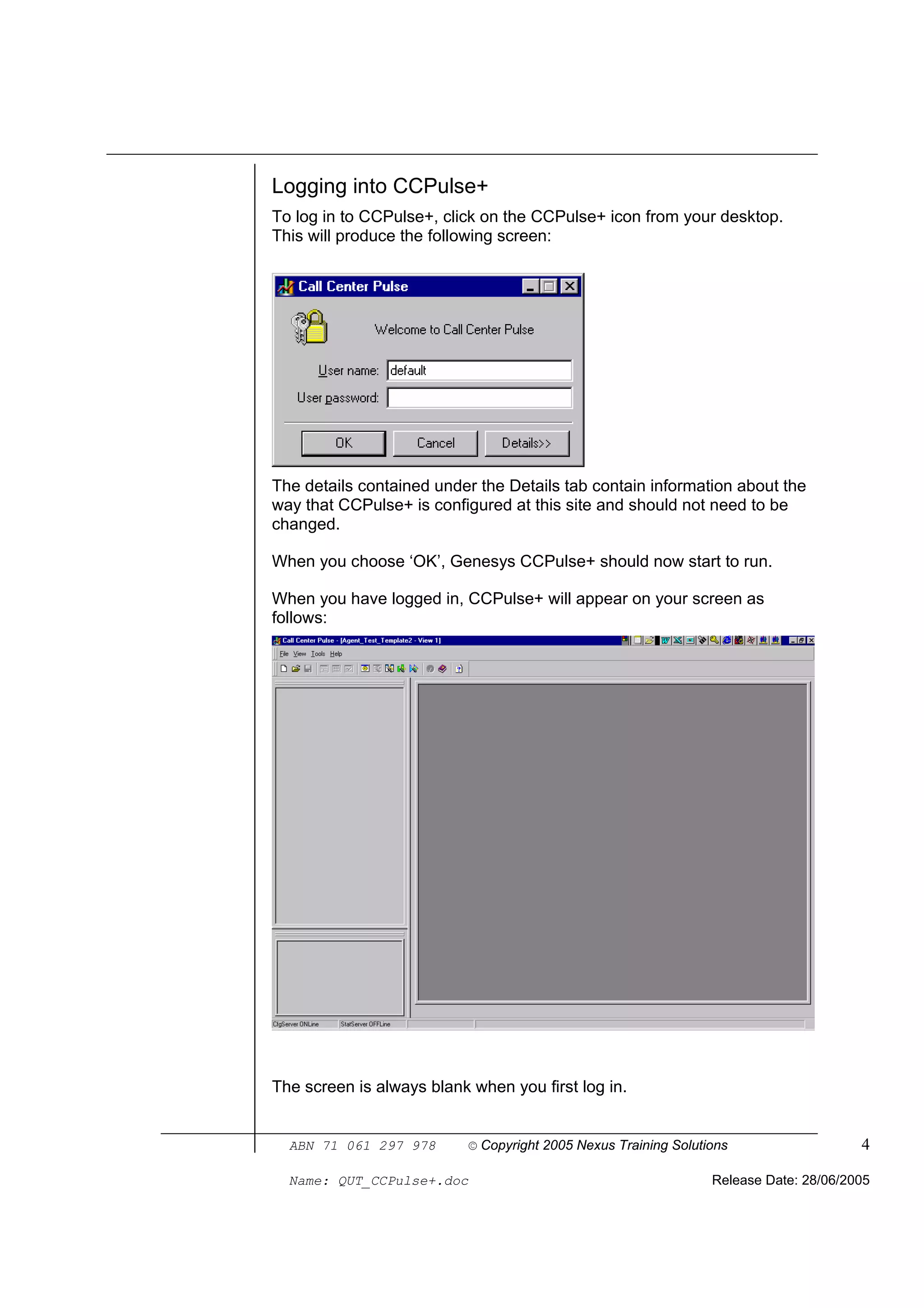 CCPulse Genesys | PDF