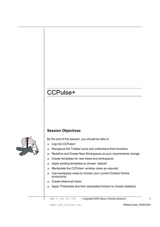 CCPulse Genesys | PDF
