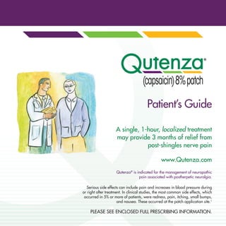 Qutenza Patient Guide | PDF