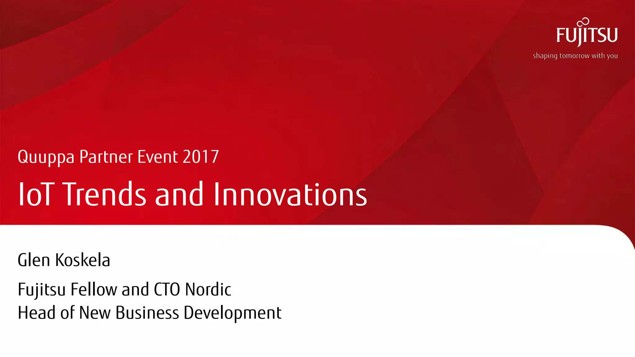 IoT trends and innovations | PPT IoT trends and innovations | PPT
