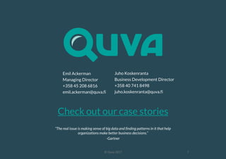 Quva company presentation general_short | PDF