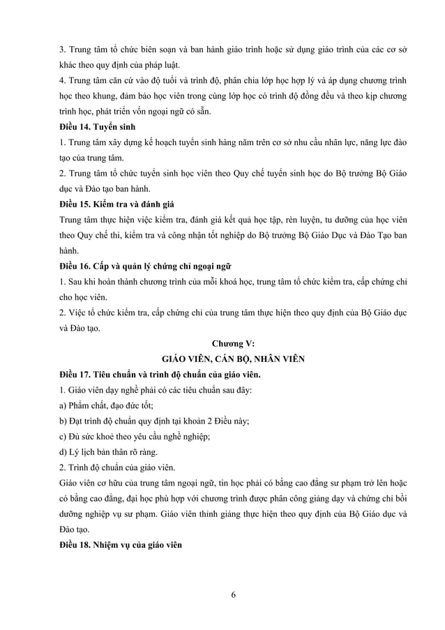 Quy che-hoat-dong-va-to-chuc-trung-tam-ngoai-ngu | DOC