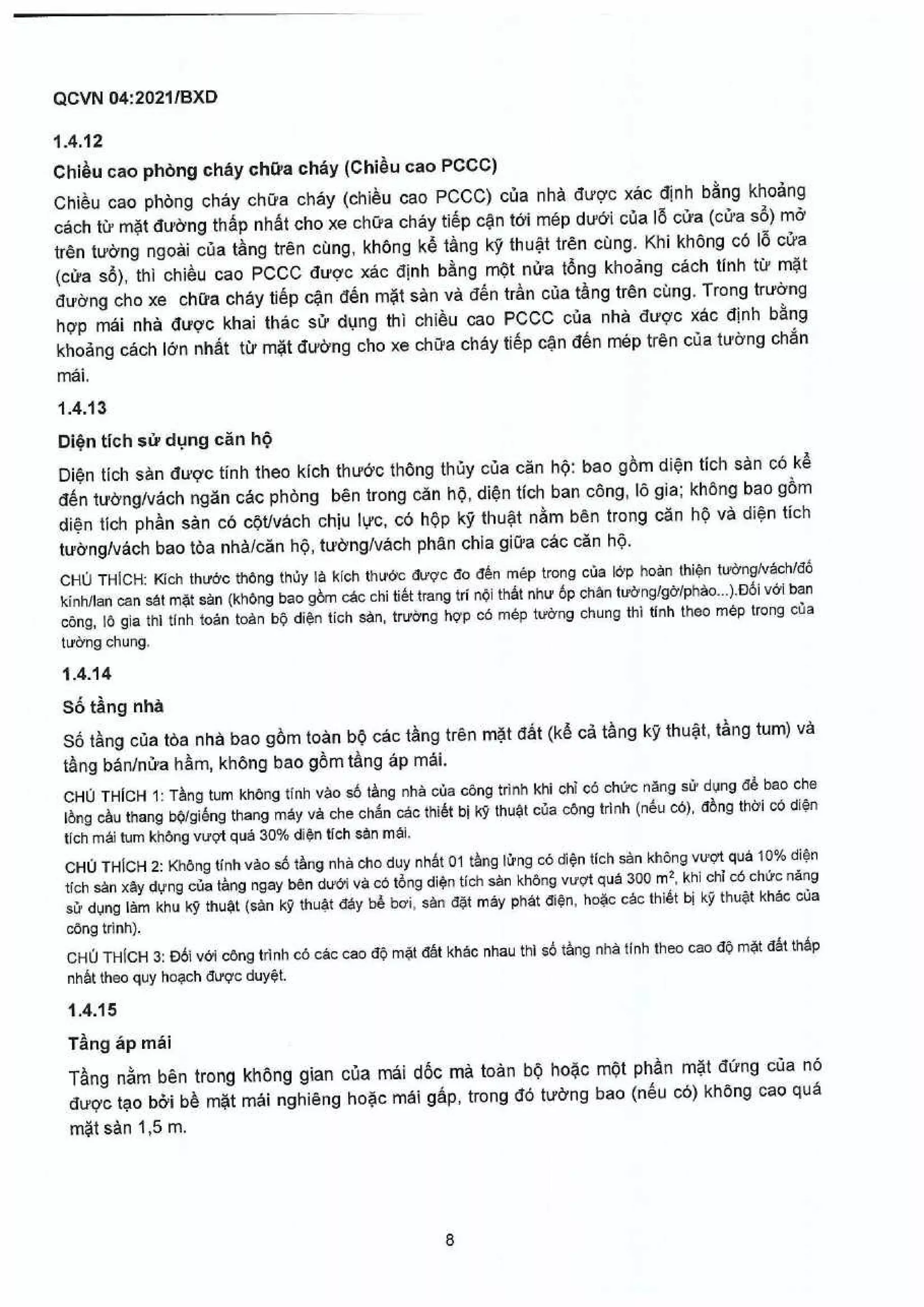 Quy chuẩn Việt Nam QCVN 04:2021/BXD | PDF