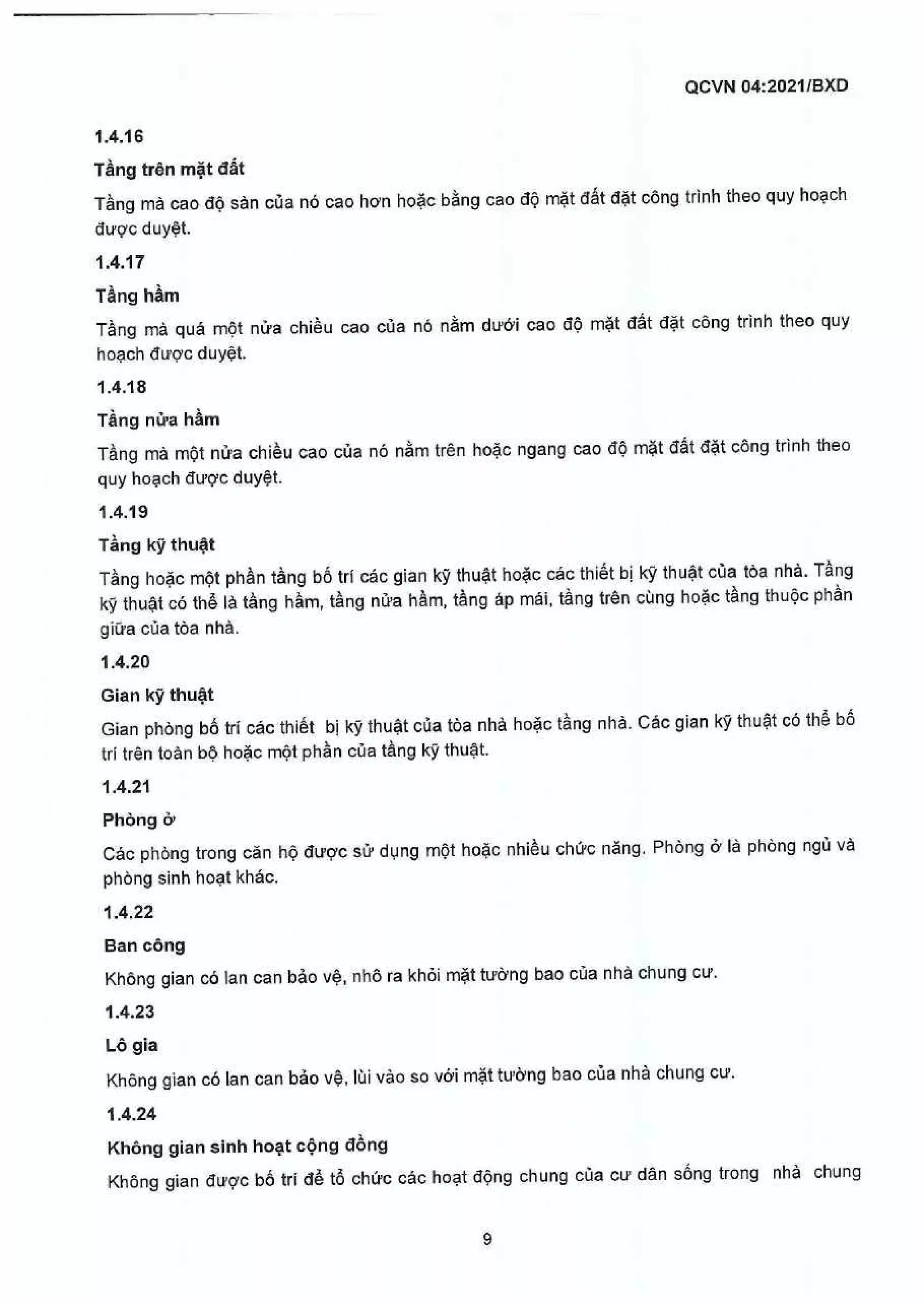 Quy chuẩn Việt Nam QCVN 04:2021/BXD | PDF