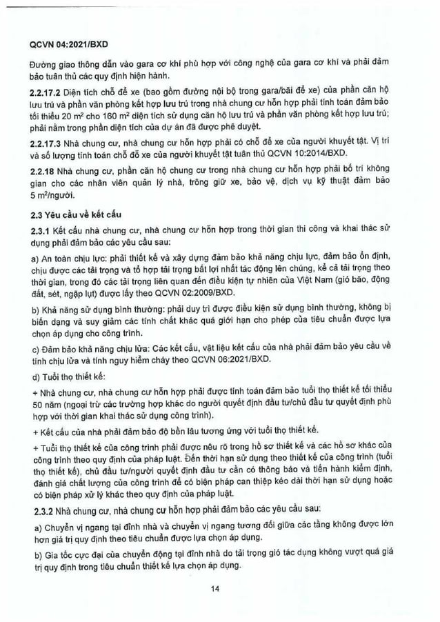 Quy chuẩn Việt Nam QCVN 04:2021/BXD | PDF