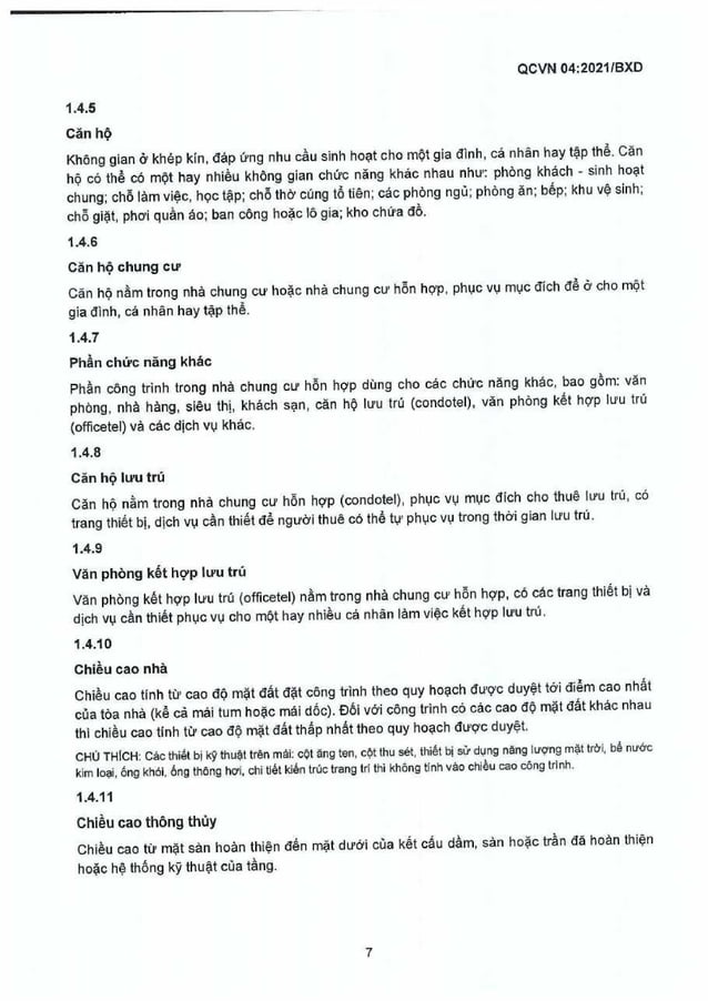 Quy chuẩn Việt Nam QCVN 04:2021/BXD | PDF