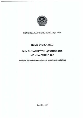 Quy chuẩn Việt Nam QCVN 04:2021/BXD | PDF