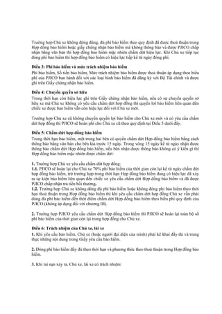 Quy tắc bảo hiểm kết hợp Xe Ôtô - PJICO Gia Định | PDF