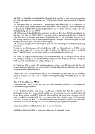 Quy tắc bảo hiểm kết hợp Xe Ôtô - PJICO Gia Định | PDF