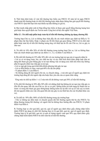 Quy tắc bảo hiểm kết hợp Xe Ôtô - PJICO Gia Định | PDF