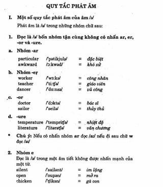 Quy tac-phat-am-tieng-anh | PDF