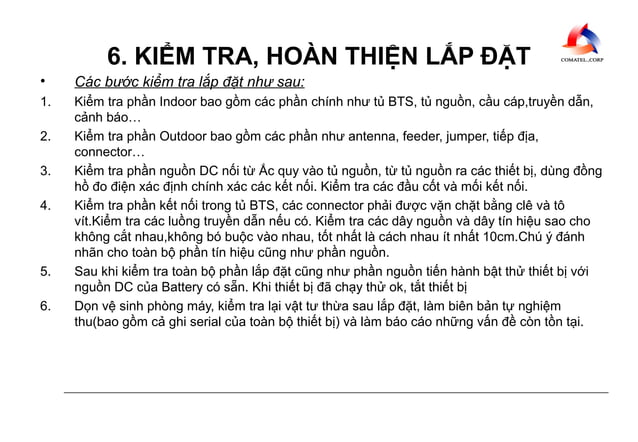 Quy trinh-lap-dat-bts-huawei | PPT
