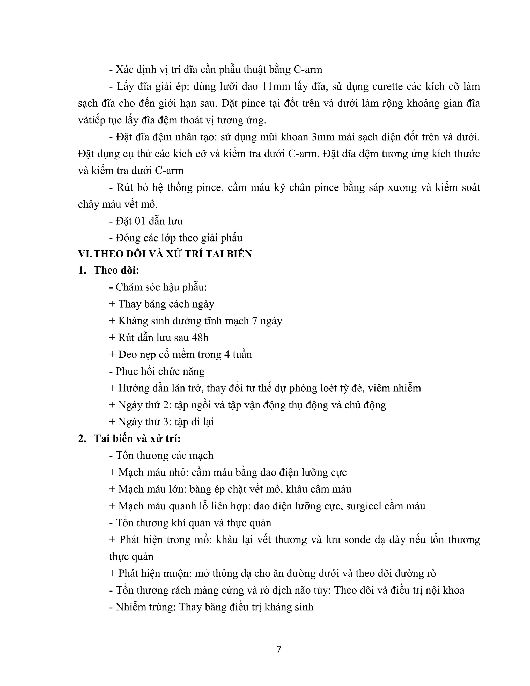 Quy trinh-phau-thuat-ngoai-khoa | PDF