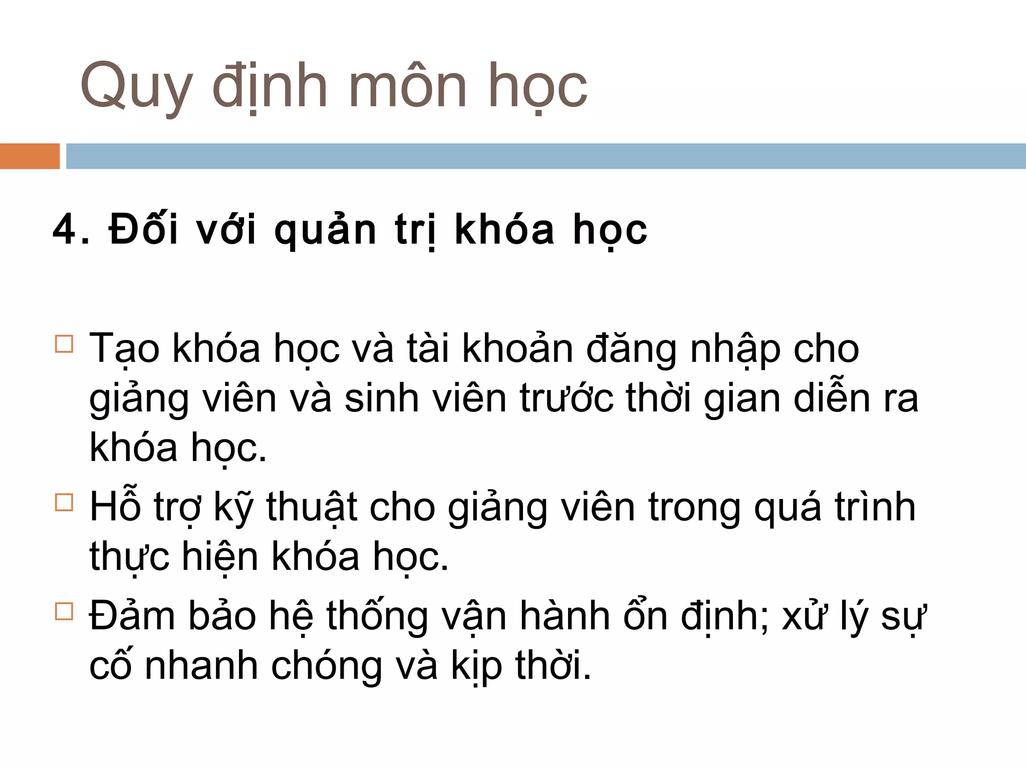 Quy dinh mon hoc tin hoc co so | PPT