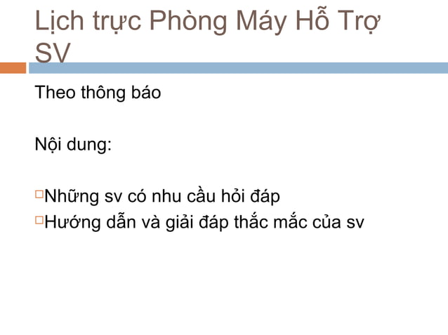 Quy dinh mon hoc tin hoc co so | PPT