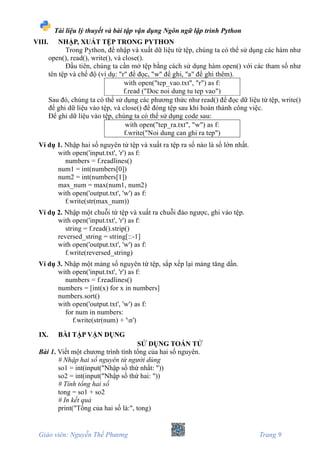 Quyen 1. LY THUYET VA BAI TAP NNLT PYTHON.pdf