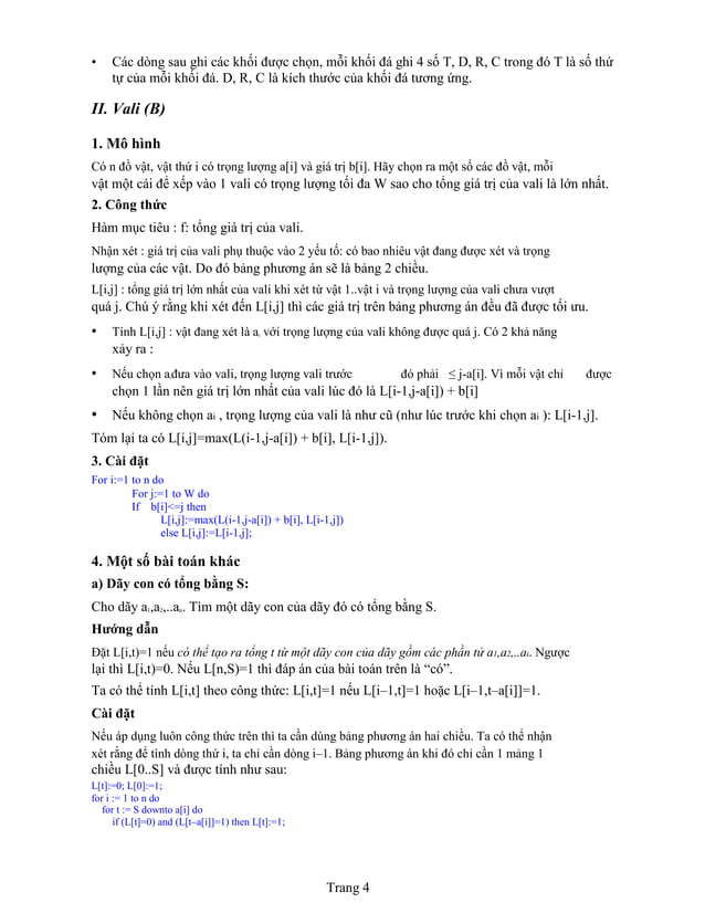 Quy hoạch động | PDF