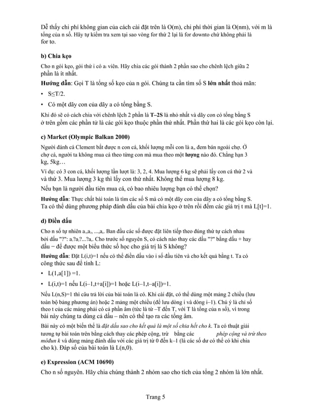 Quy hoạch động | PDF