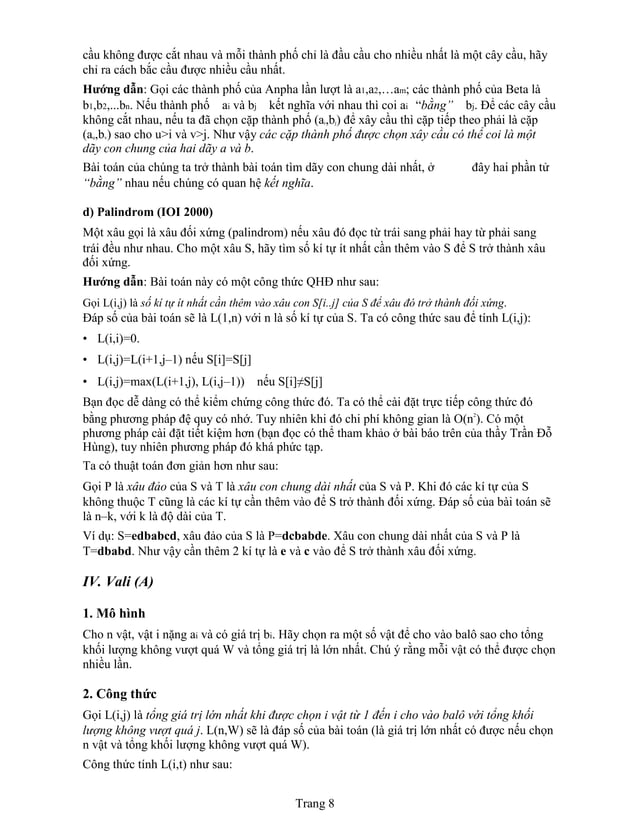 Quy hoạch động | PDF