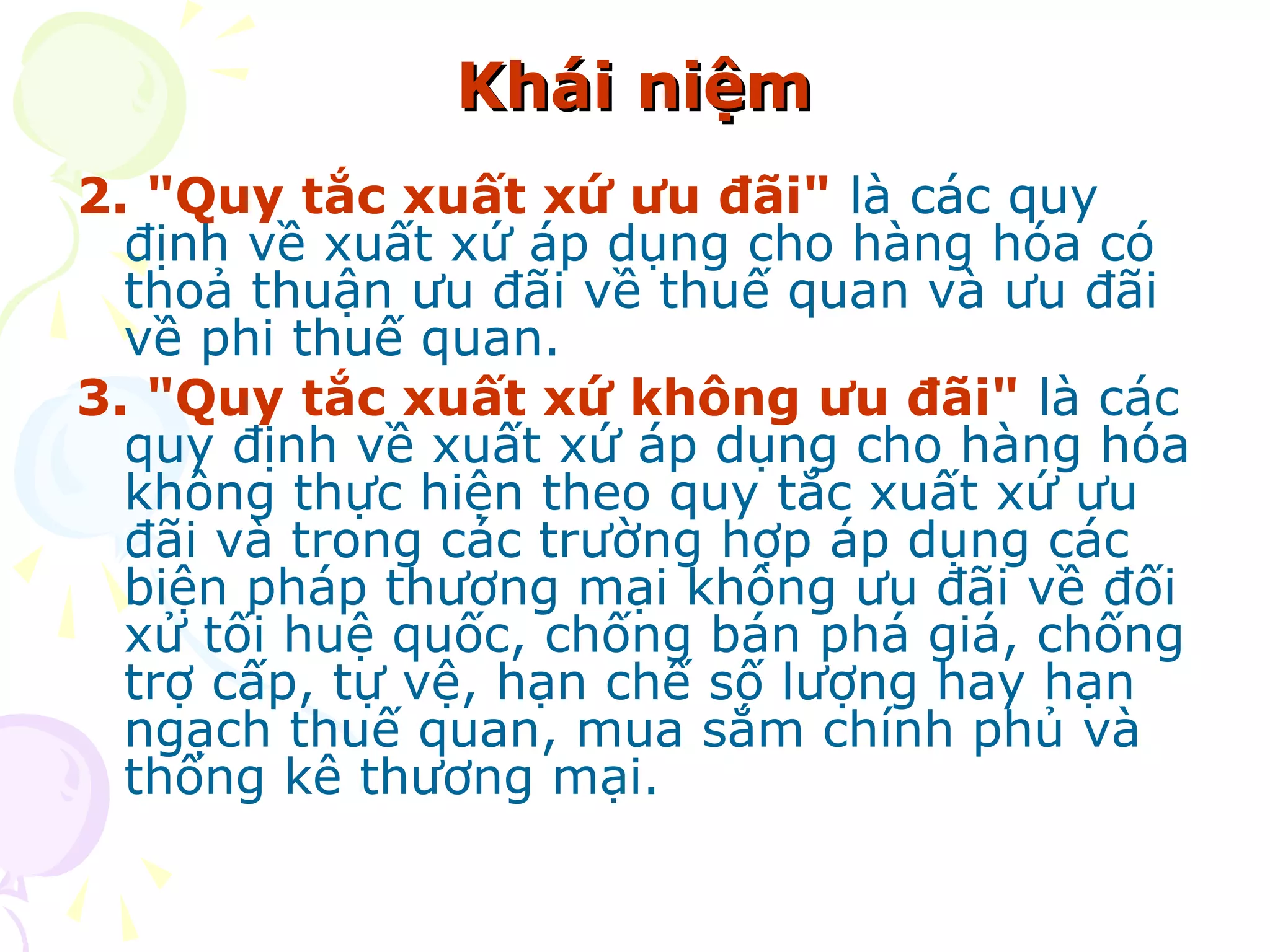 Quy tac xuat xu hang hoa theo free trade area - certificate of origin. | PPT