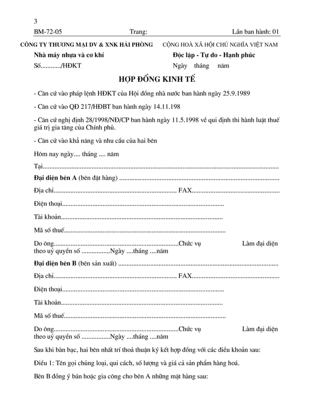 Quy trinh ban hang qt 72-01 | PDF | Free Download