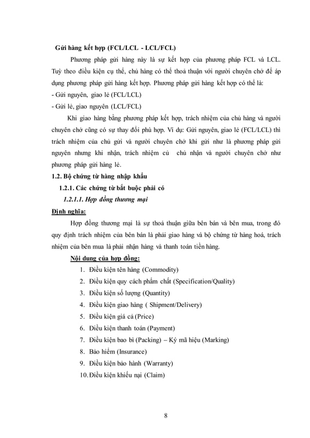 Quy trình giao nhận hàng hóa xuất nhập khẩu bằng container đường biển của công ty geodis việt ...