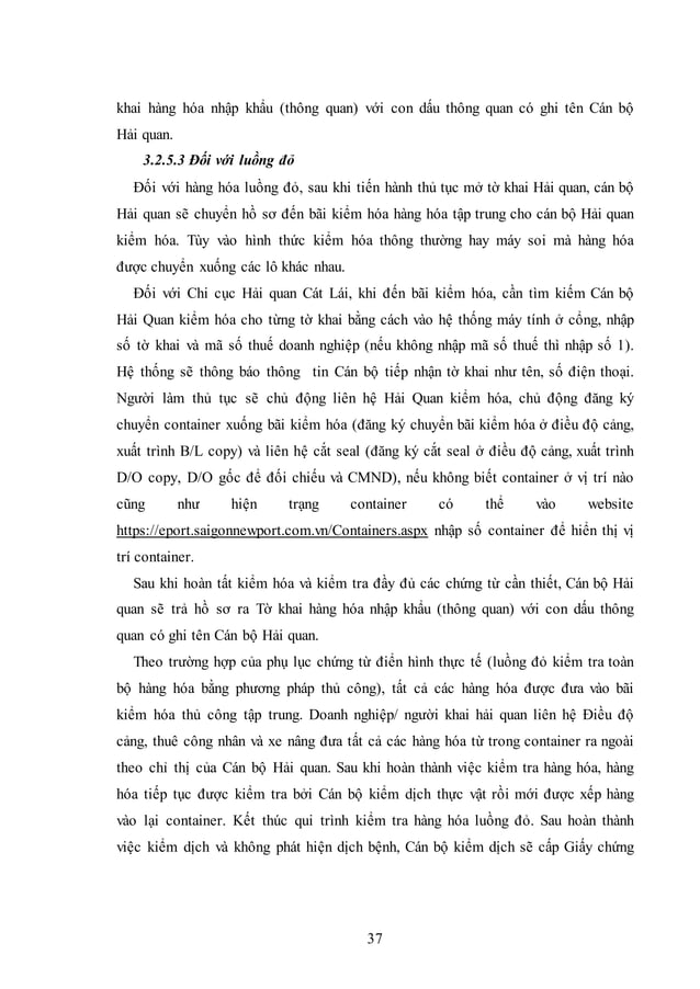 Quy trình giao nhận hàng hóa xuất nhập khẩu bằng container đường biển của công ty geodis việt ...