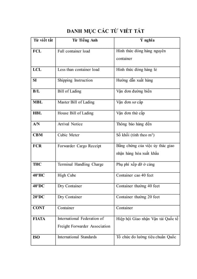 Quy trình giao nhận hàng hóa xuất nhập khẩu bằng container đường biển của công ty geodis việt ...