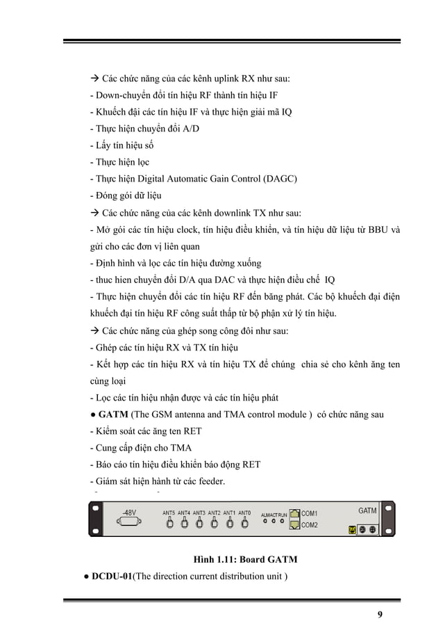 Quy trinh lap dat tram bts 3900 huawei | DOC