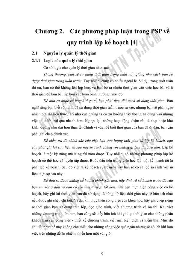 Quy trinh phat trien phan mem ca nhan (psp) va ung dung | PDF