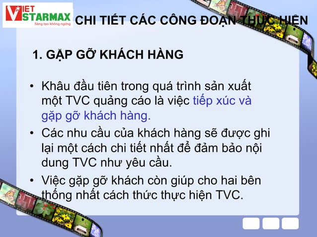 Quy trinh san xuat tvc vietstar media vietstarmax Media | PPT