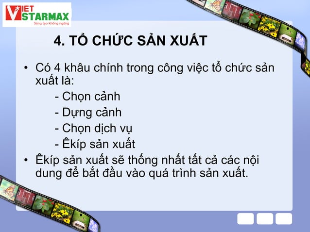 Quy trinh san xuat tvc vietstar media vietstarmax Media | PPT