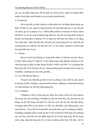 Quy trinh san xuat xa phong | PDF