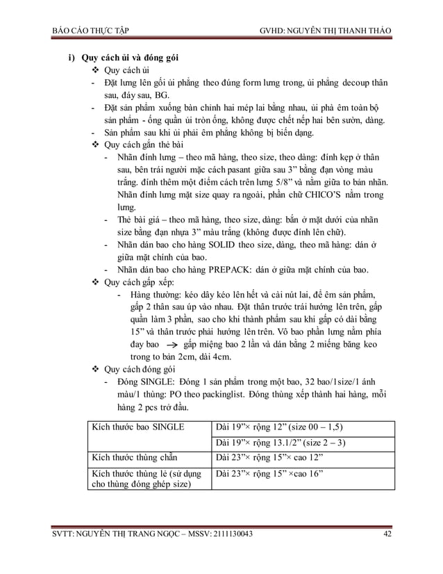 BÁO CÁO THỰC TẬP NGÀNH MAY - Quy trình chuẩn bị sản xuất mã hàng quần jean - trường cao đẳng ...